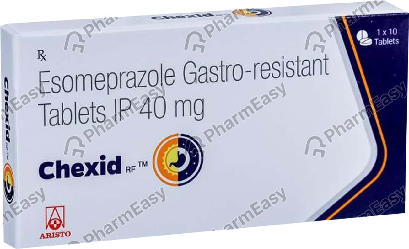 Chexid 40 MG Tablet (10): Uses, Side Effects, Price & Dosage | PharmEasy