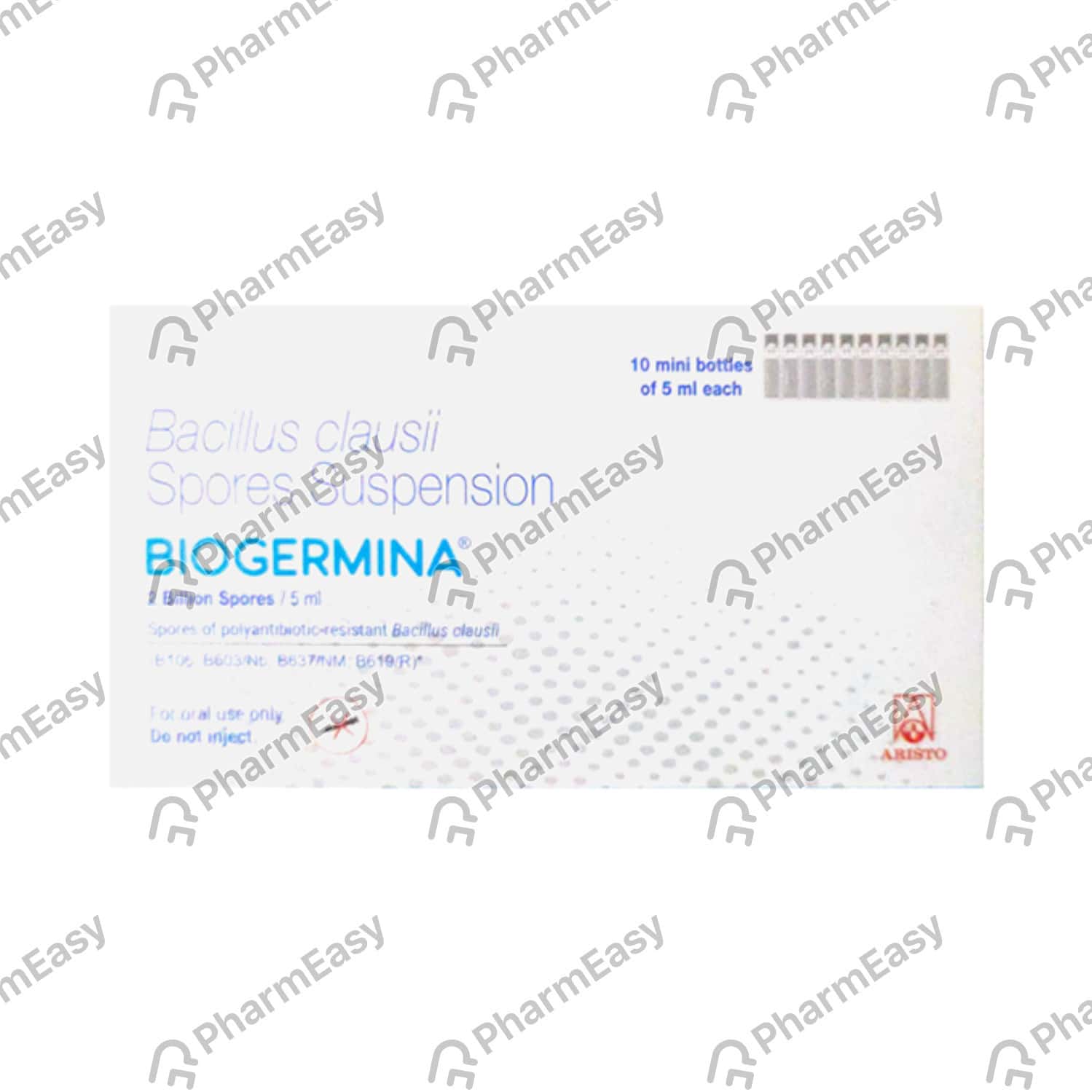 Biogermina 2 BILLION/5ML Suspension (50): Uses, Side Effects, Price ...