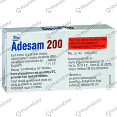Adesam 200 MG Tablet (10): Uses, Side Effects, Price & Dosage | PharmEasy