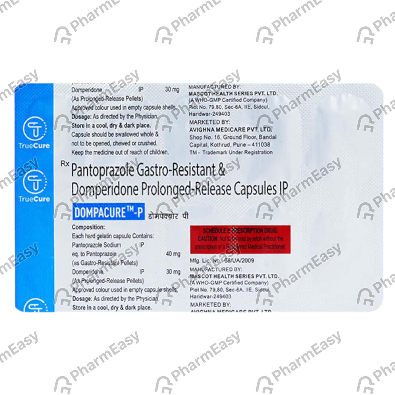 Dompaacure P Strip Of 10 Capsules: Uses, Side Effects, Price & Dosage ...