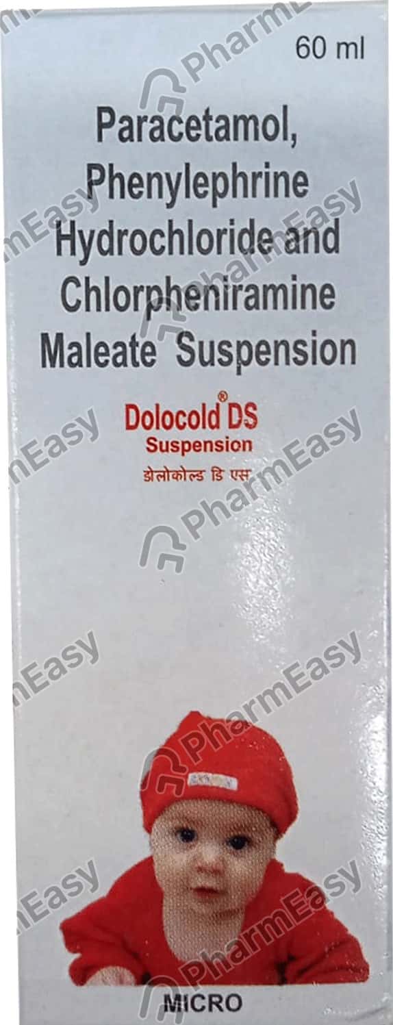 Dolocold Ds Syrup 60ml: Uses, Side Effects, Price & Dosage | PharmEasy