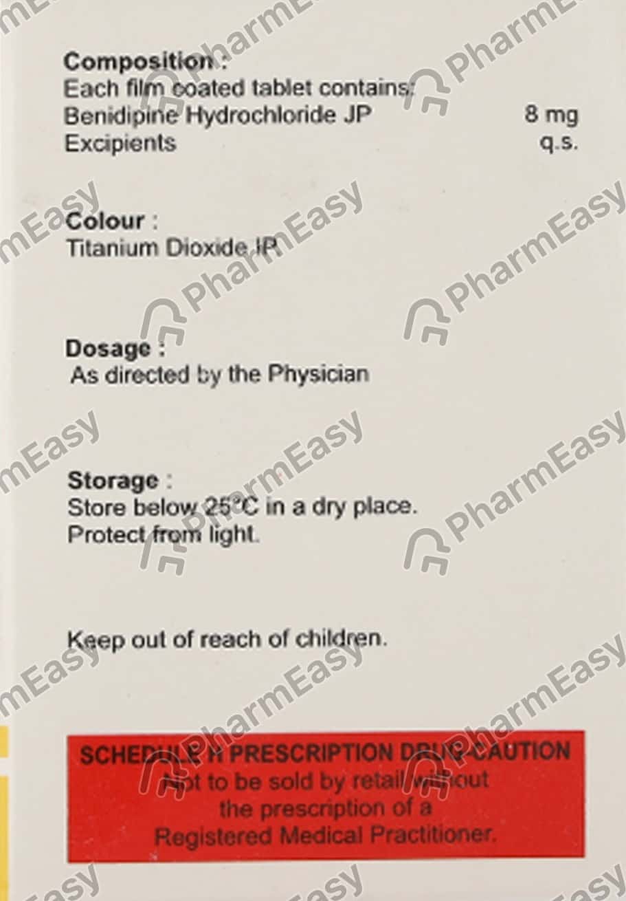 Beniflo 8 MG Tablet (15): Uses, Side Effects, Price & Dosage | PharmEasy