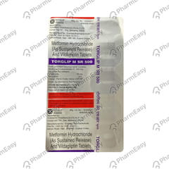 Torglip M Sr 500mg Strip Of 10 Tablets: Uses, Side Effects, Price ...