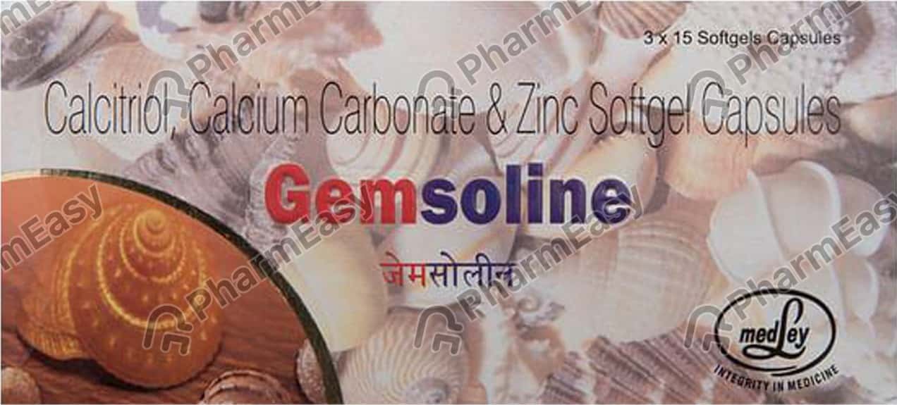 Buy Gemsoline Ds Strip Of 15 Capsules Online & Save Up to 24% at PharmEasy