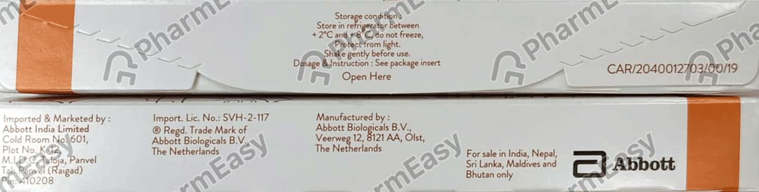 Influvac Tetra 0.5 ML Suspension For Vaccine (0.5): Uses, Side Effects ...