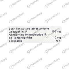 Gabagesic Nt 100/10mg Strip Of 10 Tablets: Uses, Side Effects, Price ...