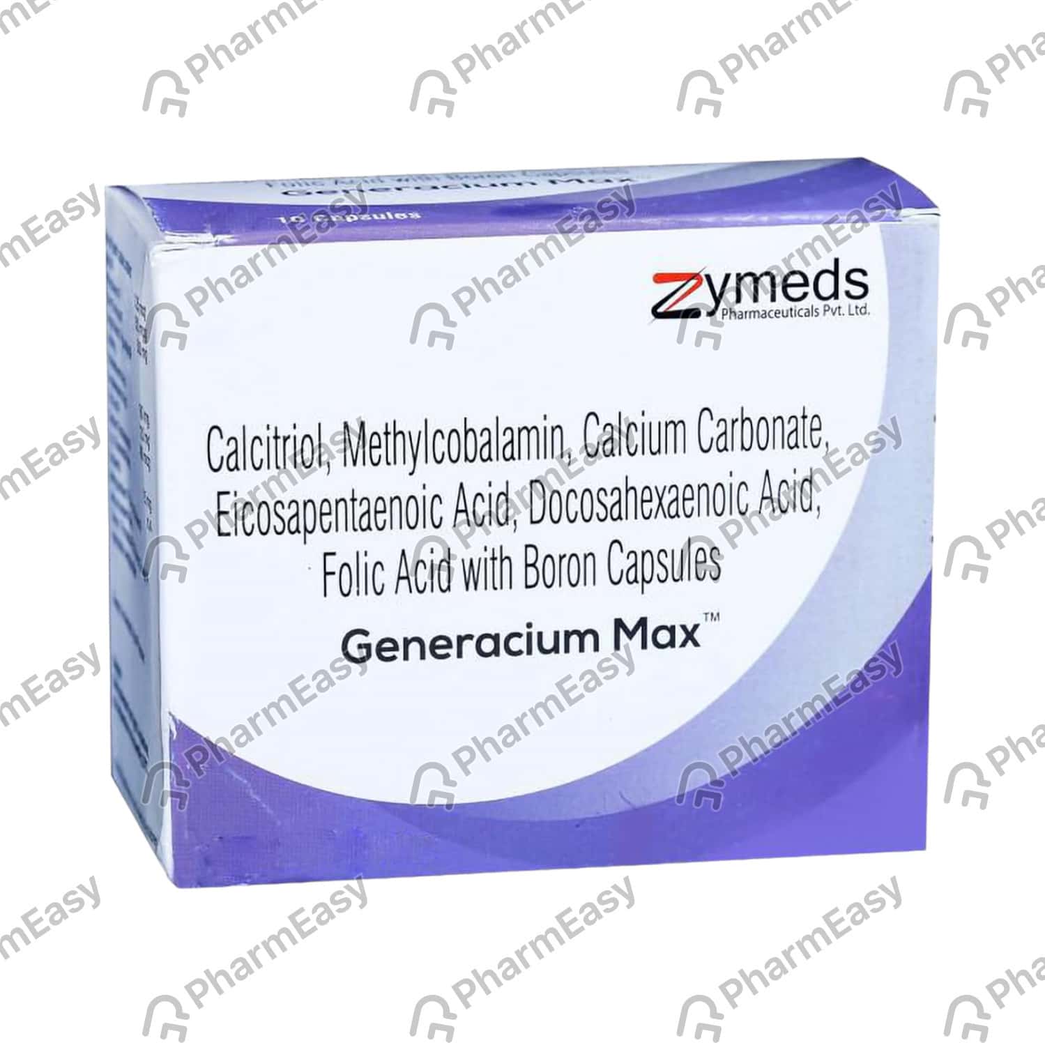 Buy Generacium Max Strip Of 10 Capsules Online at Flat 15% OFF | PharmEasy