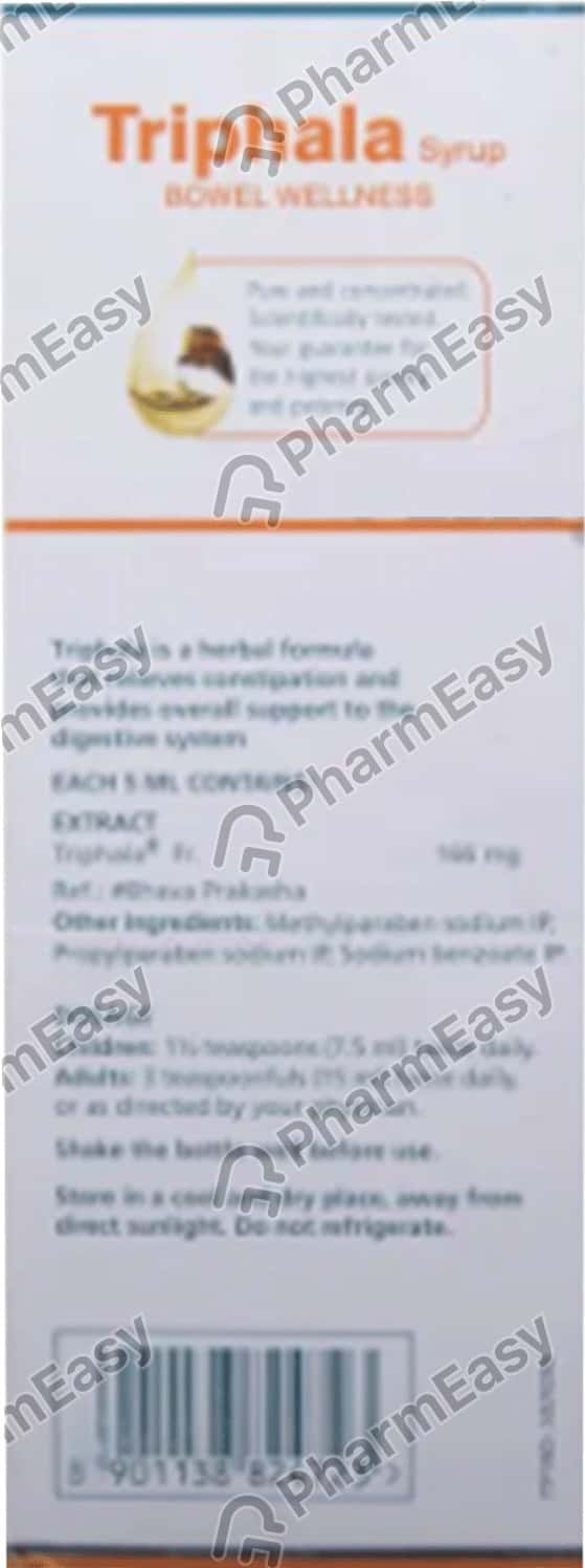 Buy TRIPHALA BOTTLE OF 200ML SYRUP Online & Get Upto 60% OFF at PharmEasy