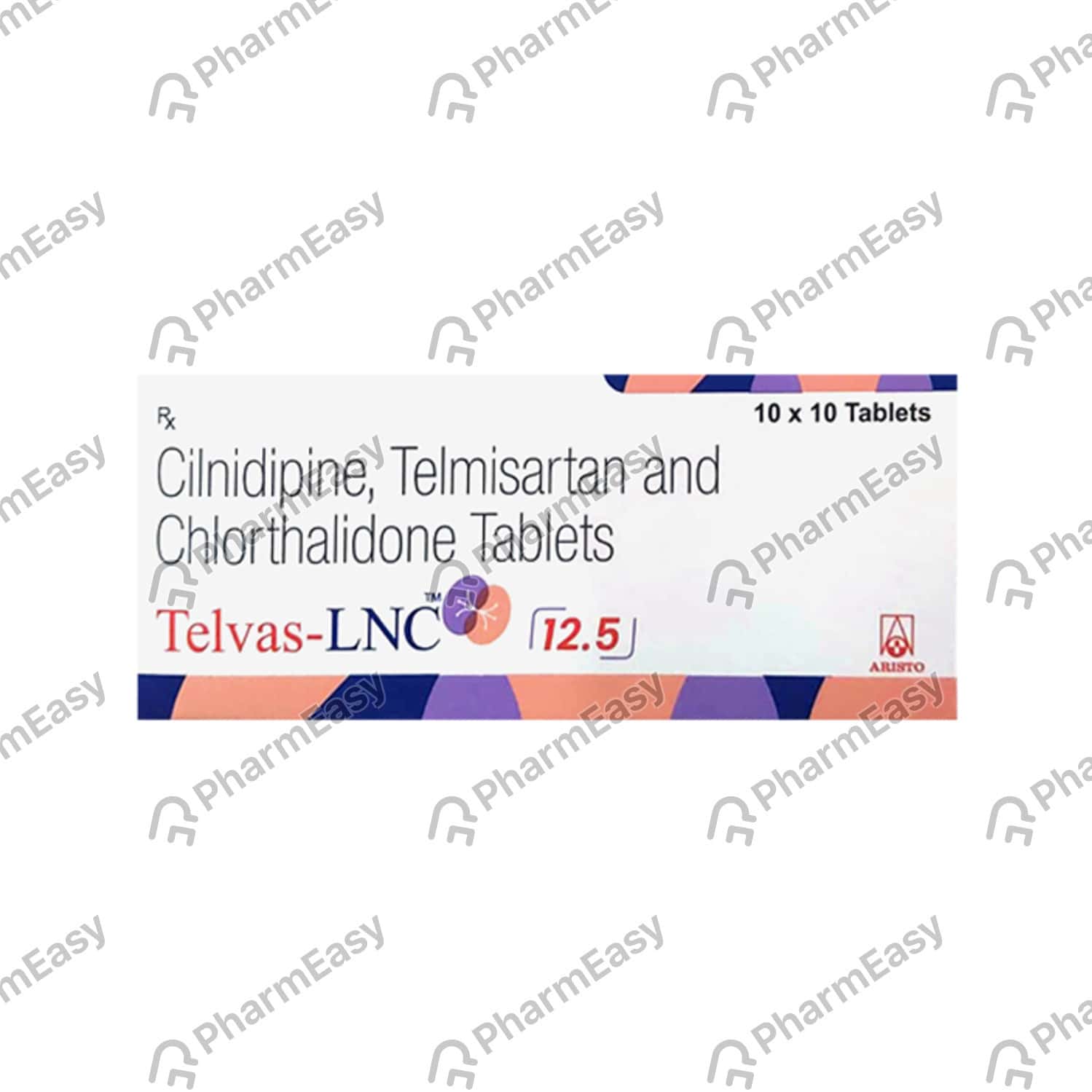 Telvas Lnc 12.5mg Strip Of 10 Tablets: Uses, Side Effects, Price ...