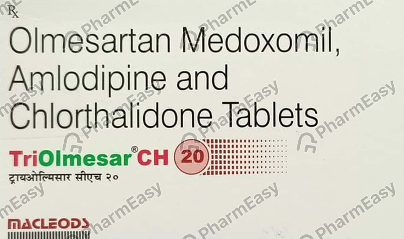 Buy Triolmesar Ch 20mg Strip Of 15 Tablets Online at Flat 15% OFF ...