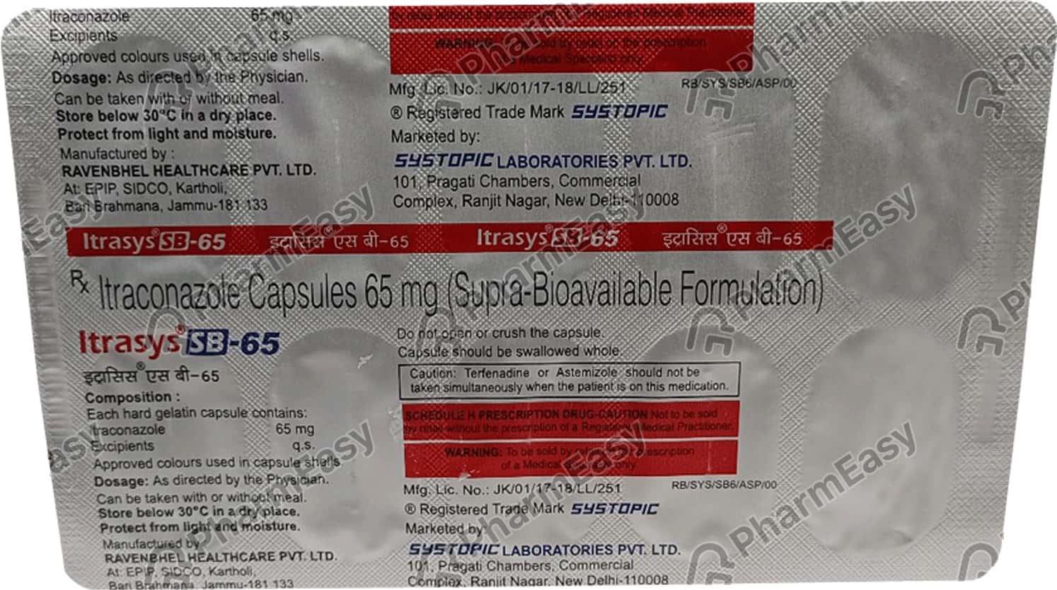 Buy Mycoclear Sb 65 MG Capsule (10) Online at Flat 15% OFF | PharmEasy