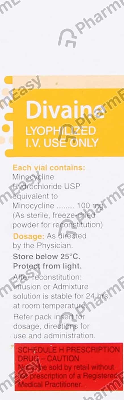 Buy Divaine 100 MG Powder For Injection (1) Online at Flat 15% OFF ...