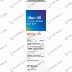 Minoxil 10 %W/V Skin Solution (60): Uses, Side Effects, Price & Dosage ...