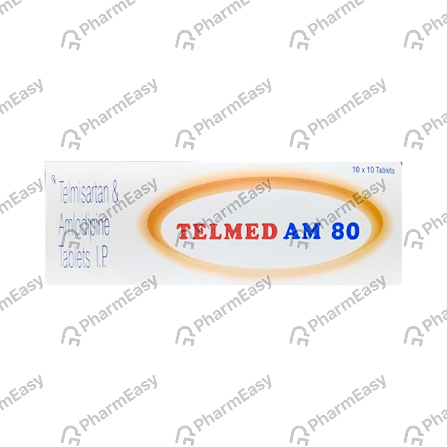 Telmed Am 80mg Strip Of 10 Tablets: Uses, Side Effects, Price & Dosage ...