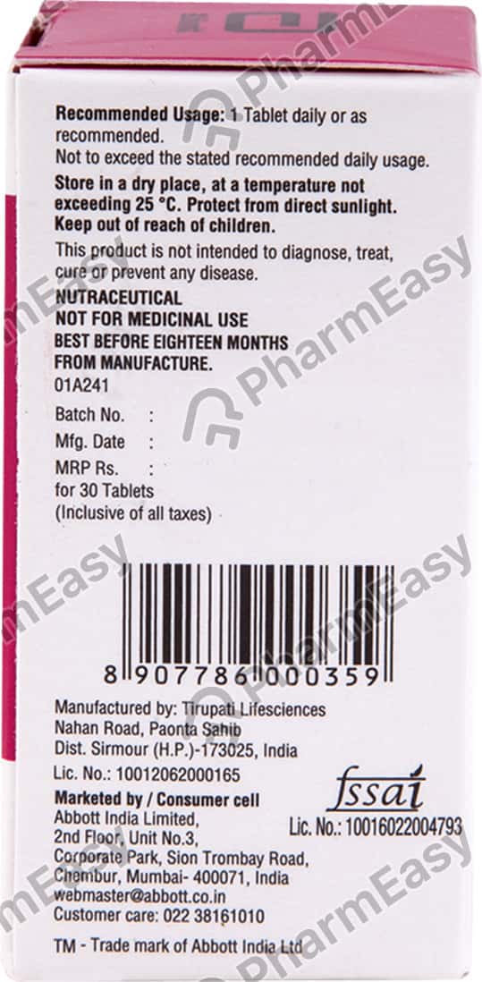 Viadek Bottle Of 30 Tablets: Uses, Side Effects, Price & Dosage | PharmEasy