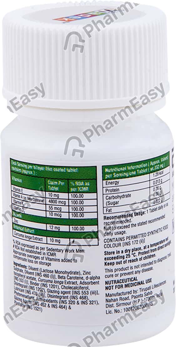 Viadek Bottle Of 30 Tablets: Uses, Side Effects, Price & Dosage | PharmEasy