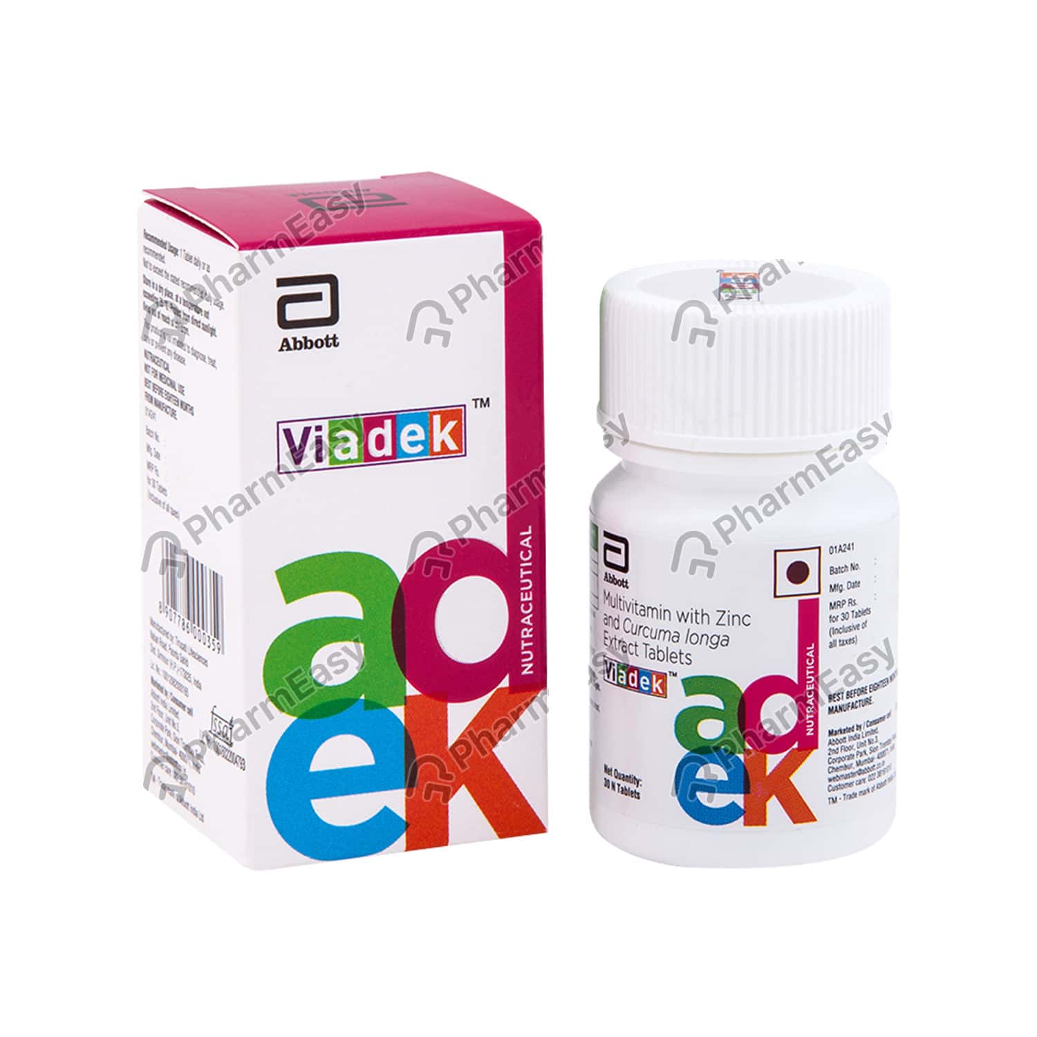 Buy Viadek Tablet (30) Online at Flat 15% OFF | PharmEasy