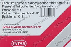 Prazopill Xl 5 MG Tablet (30): Uses, Side Effects, Price & Dosage ...