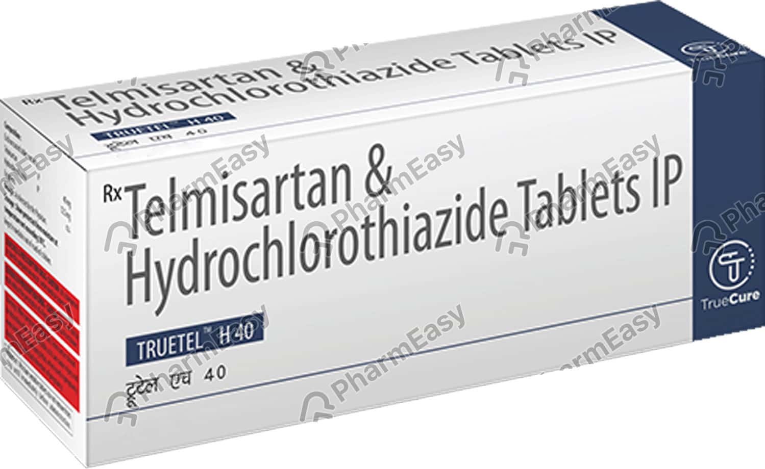 Truetel H 40mg Strip Of 10 Tablets: Uses, Side Effects, Price & Dosage ...
