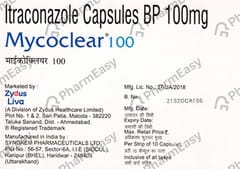 Mycoclear 100 MG Capsule (10): Uses, Side Effects, Price & Dosage ...