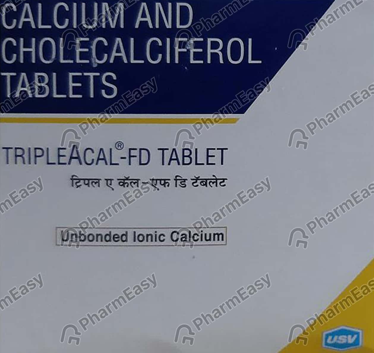 Tripleacal Fd Strip Of 15 Tablets: Uses, Side Effects, Price & Dosage ...