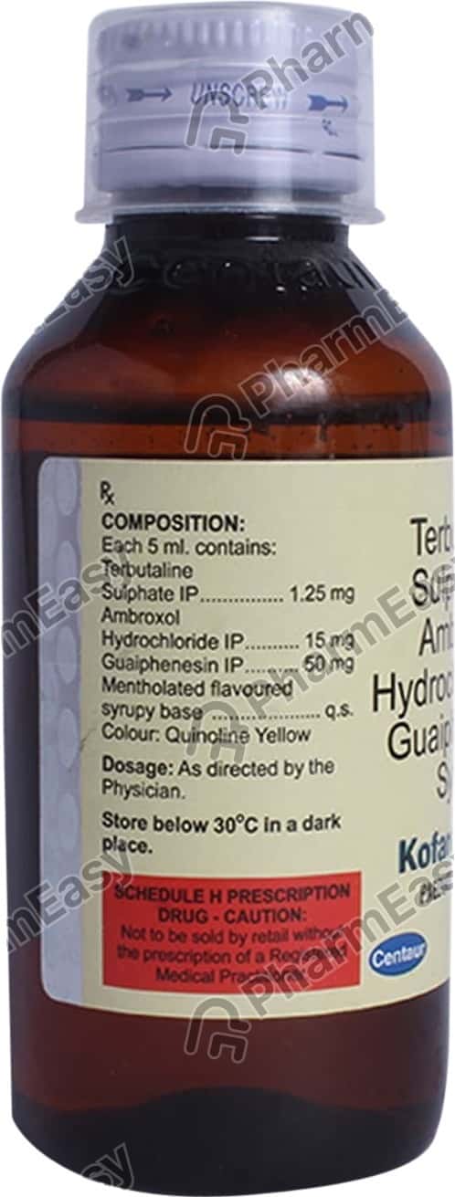 Kofarest Pd Bottle Of 100ml Syrup: Uses, Side Effects, Price & Dosage ...