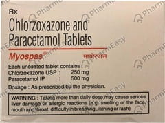 Myospas Tablet: Uses, Side-effects, Price, Dosage & More Info - PharmEasy