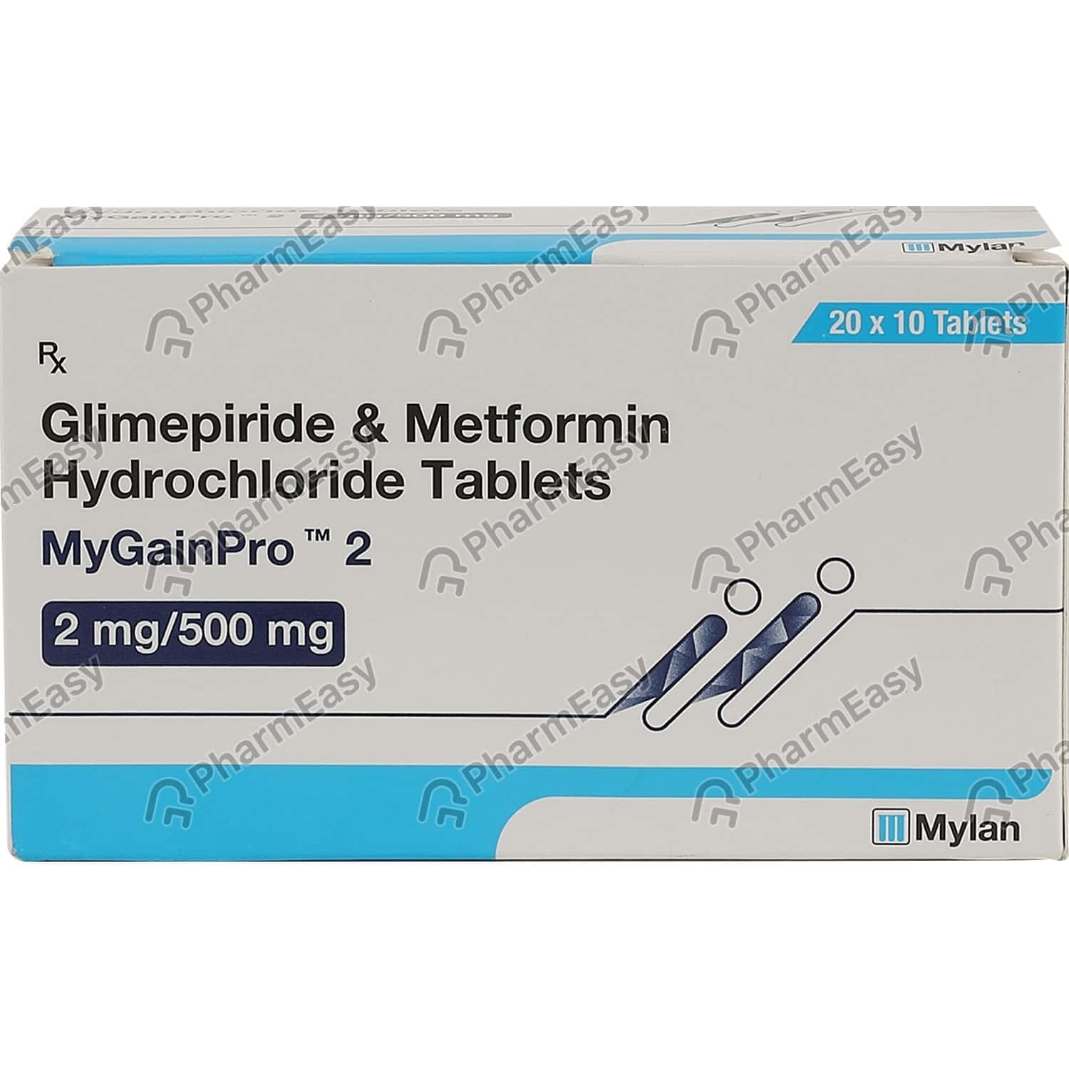 Mygain Pro 2mg Strip Of 10 Tablets: Uses, Side Effects, Price & Dosage ...