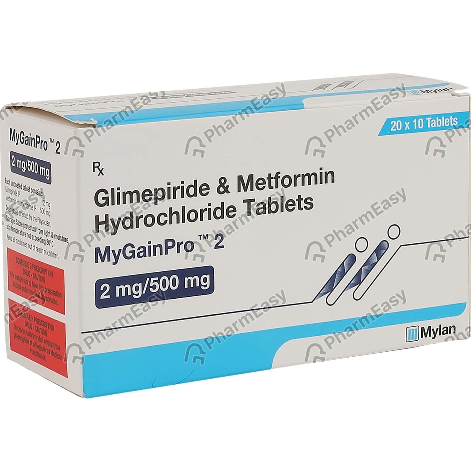 Mygain Pro 2mg Strip Of 10 Tablets: Uses, Side Effects, Price & Dosage ...