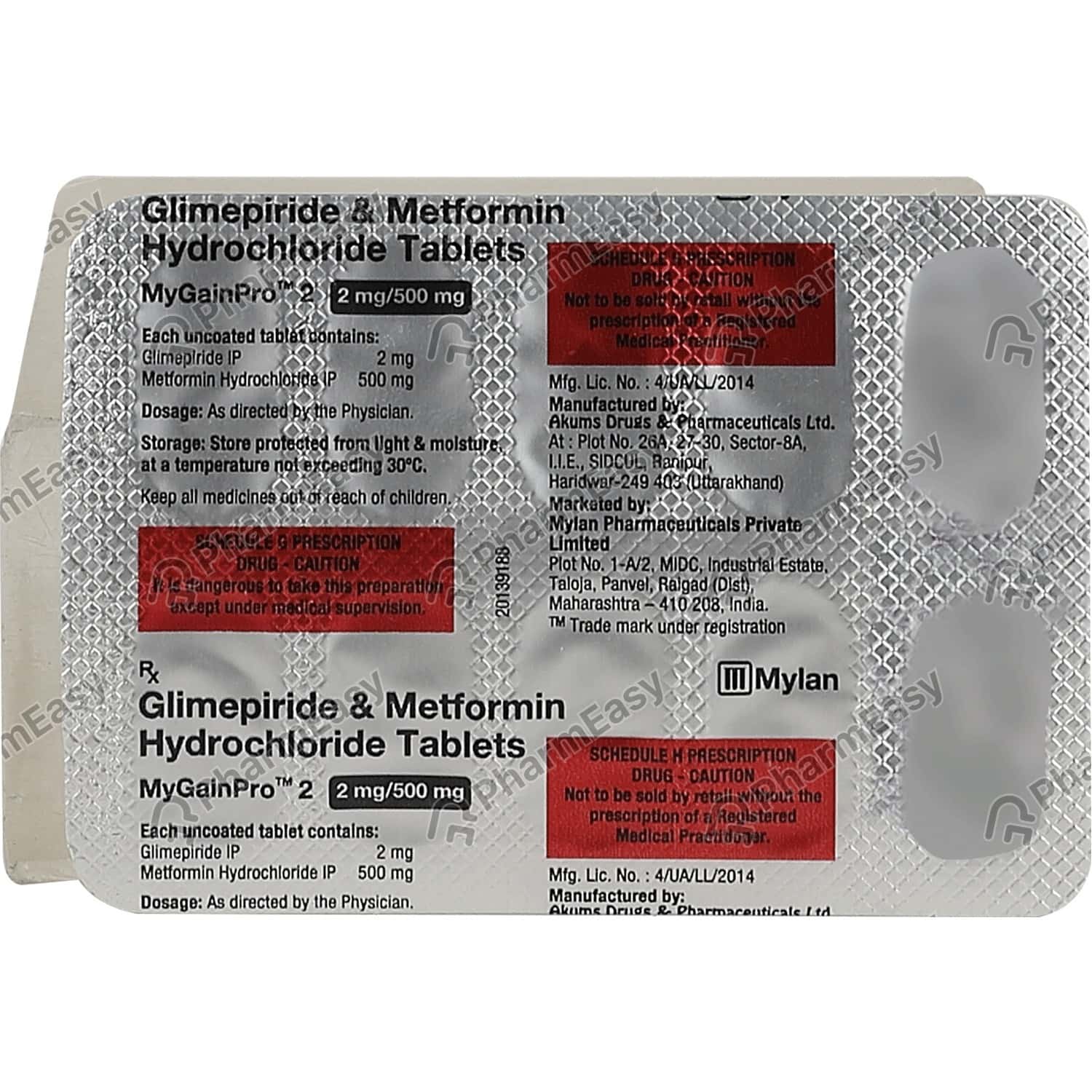 Mygain Pro 2mg Strip Of 10 Tablets: Uses, Side Effects, Price & Dosage ...