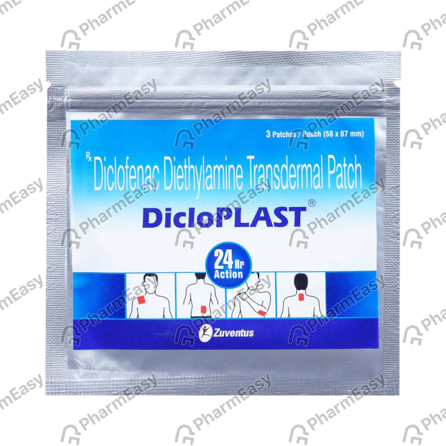 Buy Dicloplast 100 MG Patch (3) Online at Flat 15% OFF | PharmEasy