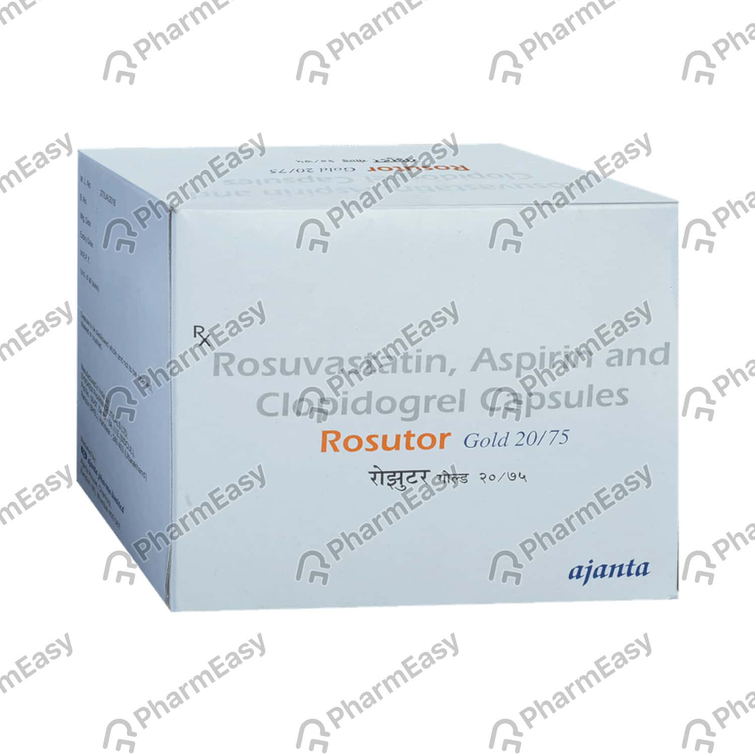 Rosutor Gold 20 Mg/75 Mg Strip Of 15 Tablets: Uses, Side Effects, Price ...