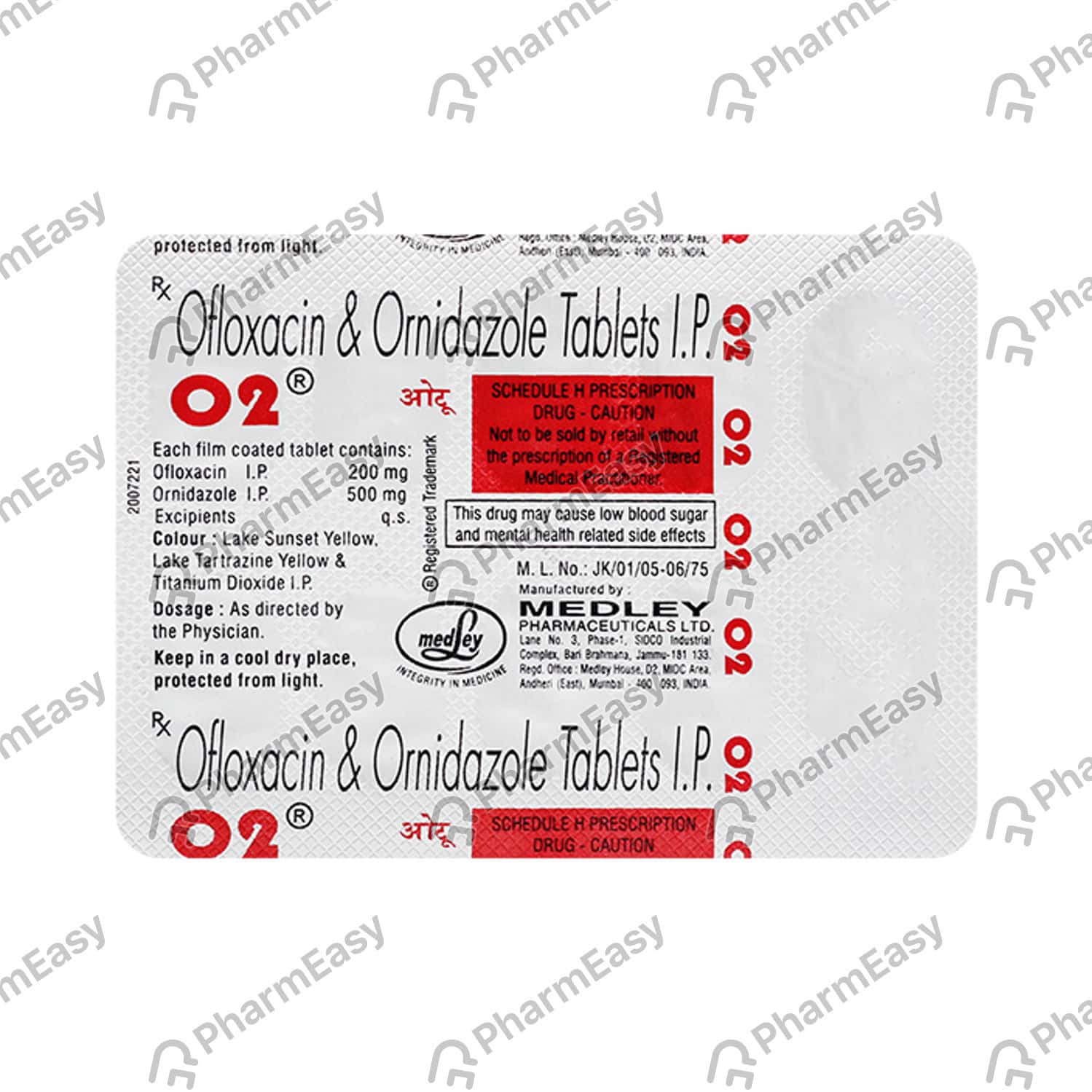 Healing O2 Strip Of 10 Tablets: Uses, Side Effects, Price & Dosage ...