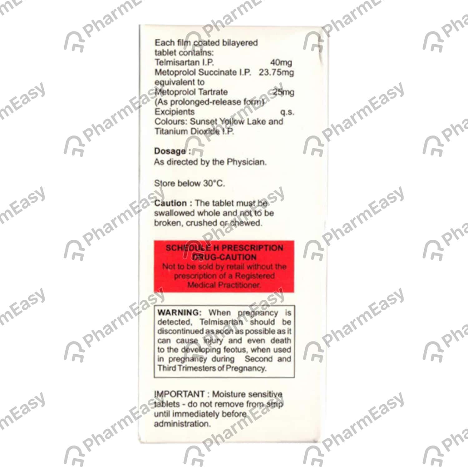 Met Xl T 25mg Strip Of 20 Tablets: Uses, Side Effects, Price & Dosage ...