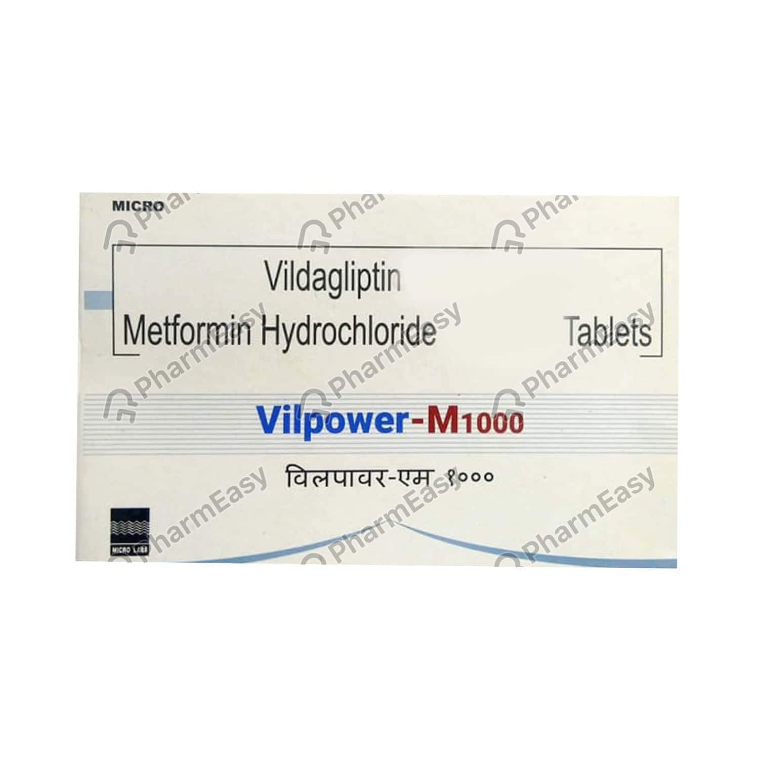 Buy Vilpower M 1000mg Tablet 10'S Online at Flat 18% OFF* | PharmEasy