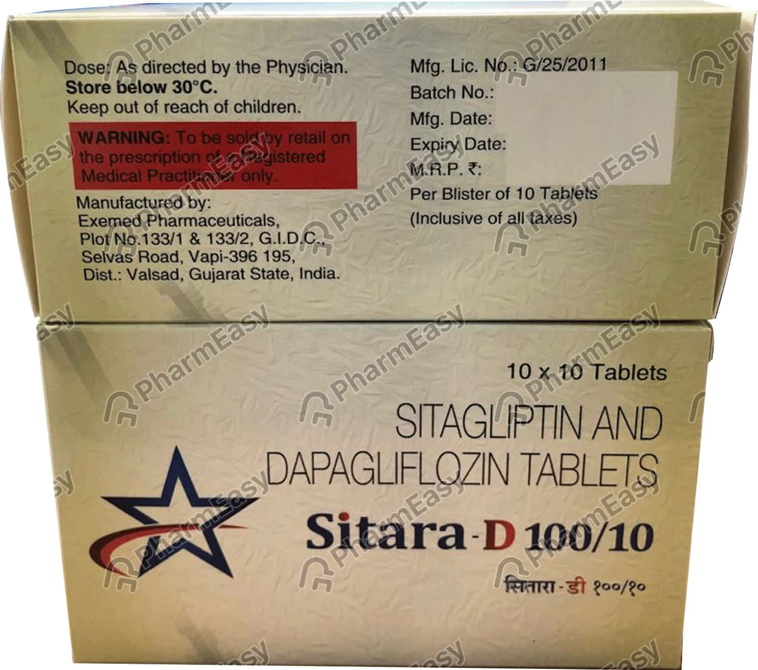 Buy Sitara D 100/10mg Strip Of 10 Tablets Online at Flat 15% OFF ...