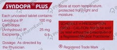 Syndopa Plus Tablet: Uses, Side-effects, Price, Dosage & More Info ...