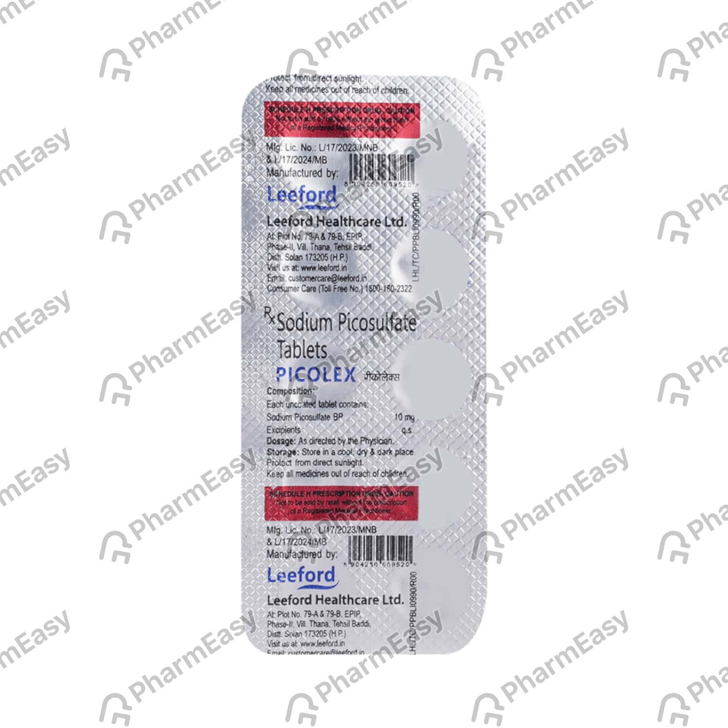 Buy Picolex 10 MG Tablet (10) Online at Flat 15% OFF | PharmEasy