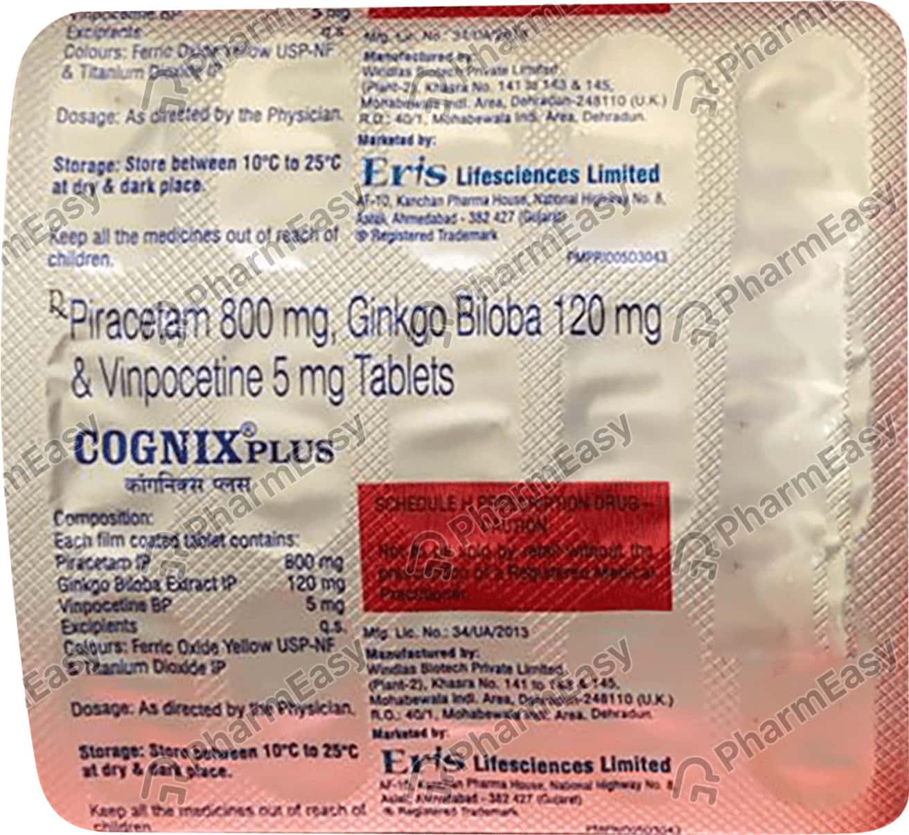 Buy Cognix Plus Strip Of 15 Tablets Online & Save Up to 24% at PharmEasy