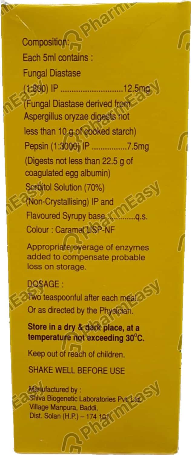 Alzyme Pineapple Flavour Bottle Of 200ml Syrup: Uses, Side Effects ...