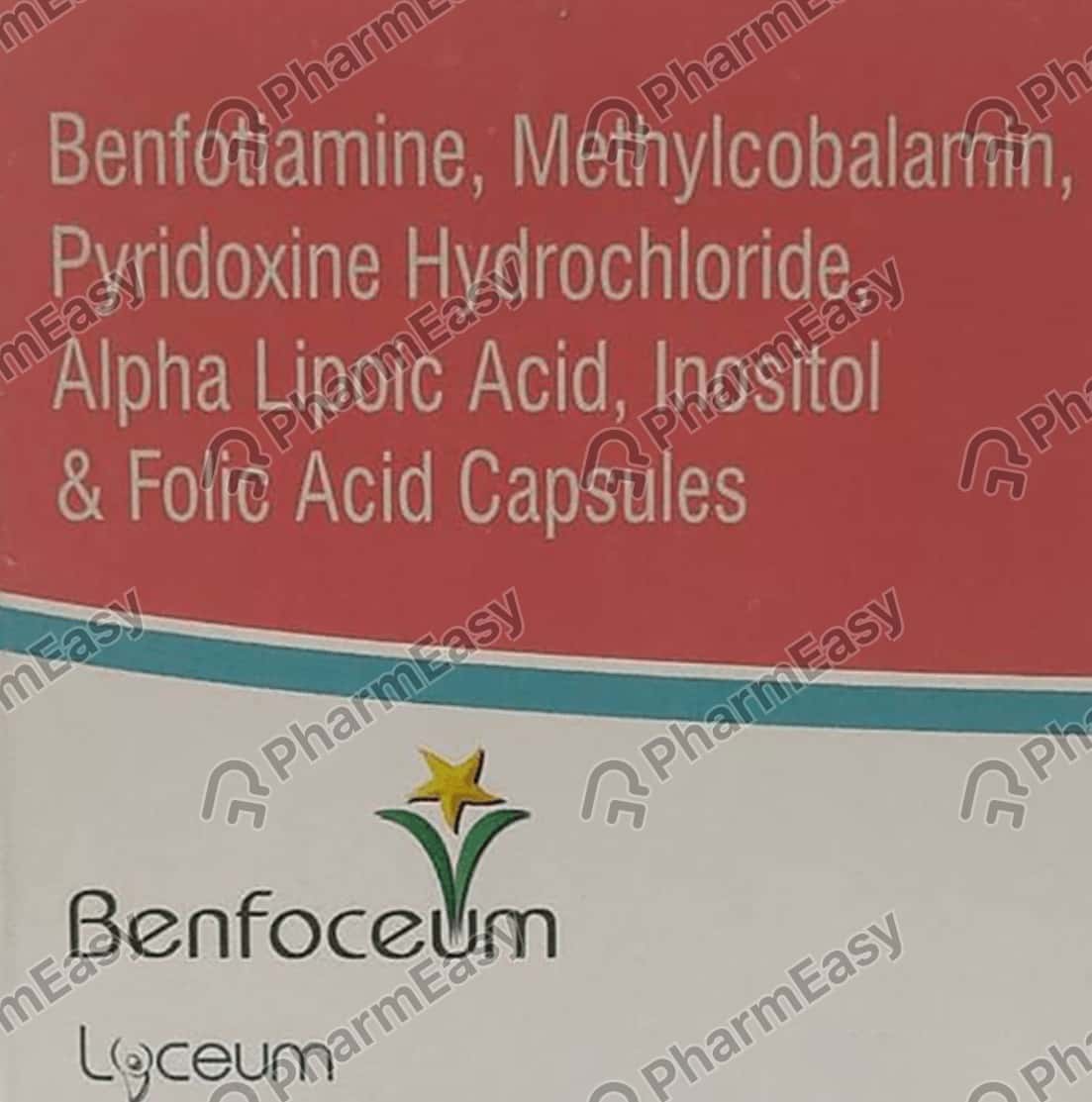 Buy Benfoceum Strip Of 10 Capsules Online & Save Up to 24% at PharmEasy