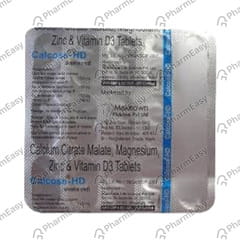 Buy Calcose Hd Strip Of 15 Tablets Online at Flat 15% OFF | PharmEasy