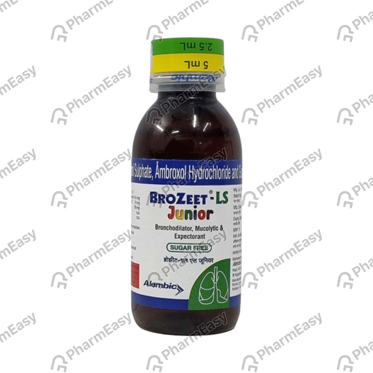 Brozeet Ls Junior Sugar Free Bottle Of 60ml Expectorant: Uses, Side ...