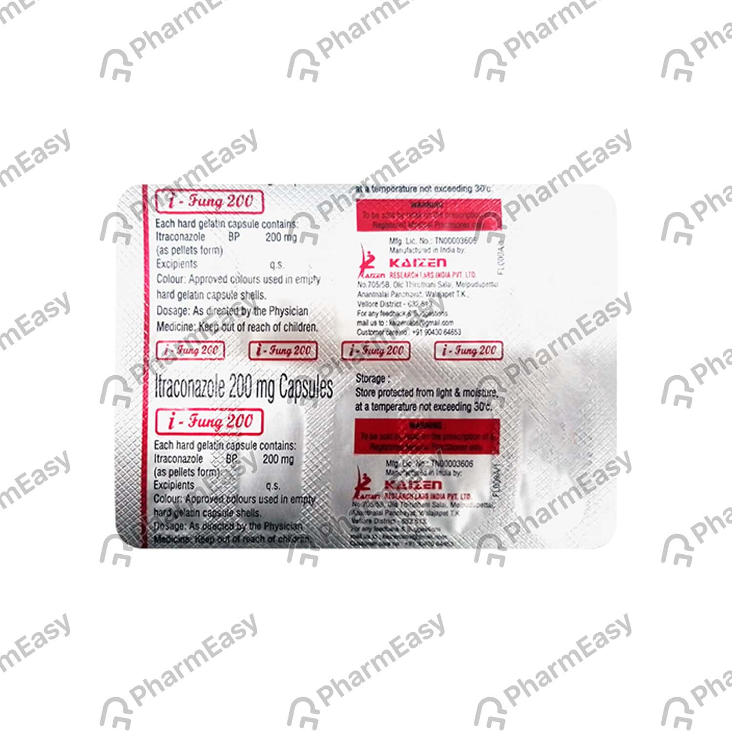 I Fung 200 MG Capsule (10): Uses, Side Effects, Price & Dosage | PharmEasy