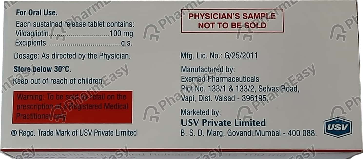 Jalra Od 100 MG Tablet (10): Uses, Side Effects, Price & Dosage | PharmEasy