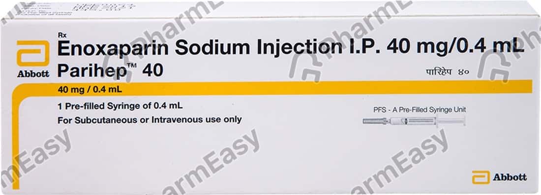 Parihep 40 MG Injection (0.4): Uses, Side Effects, Price & Dosage ...