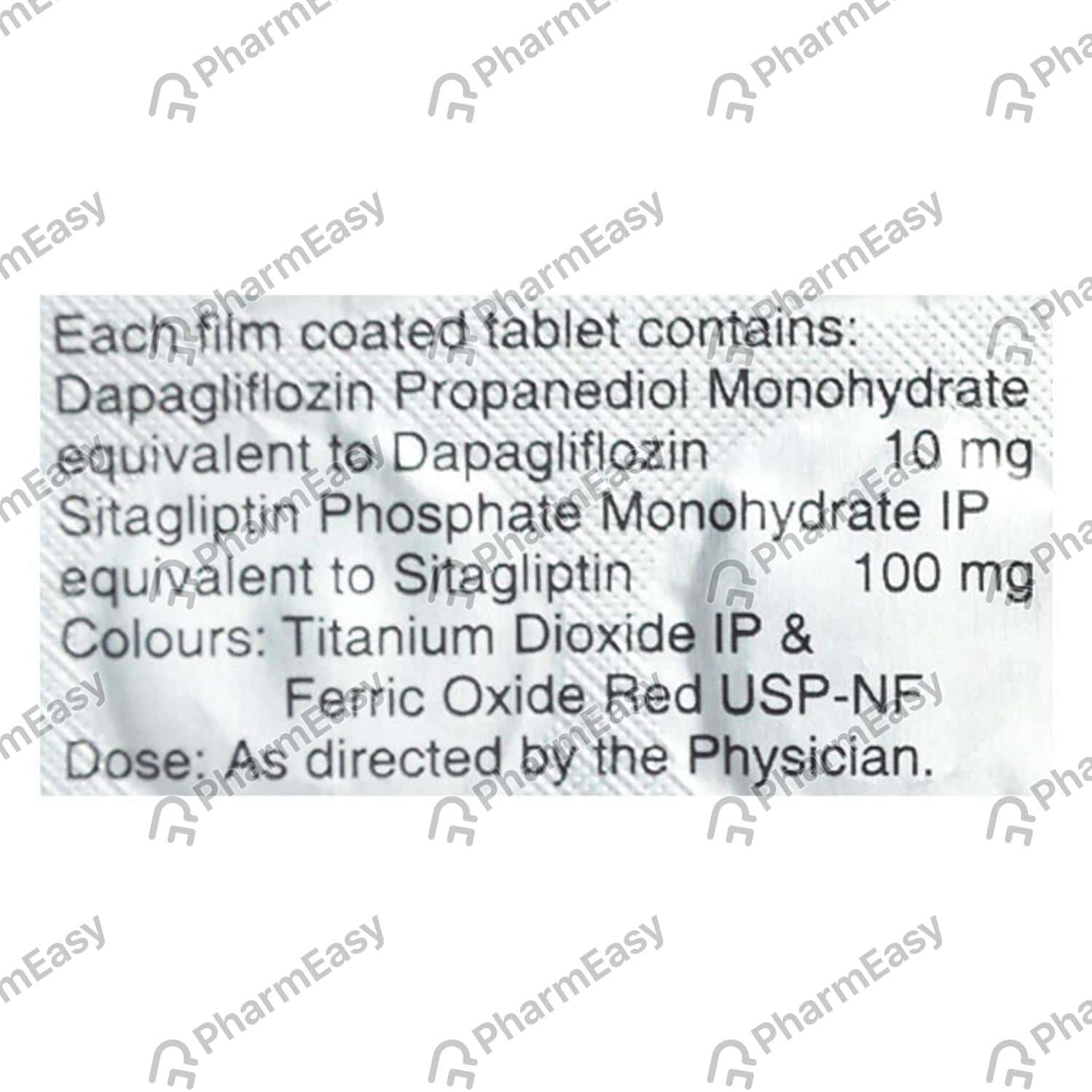 Dapavel S 10/100mg Strip Of 10 Tablets: Uses, Side Effects, Price ...