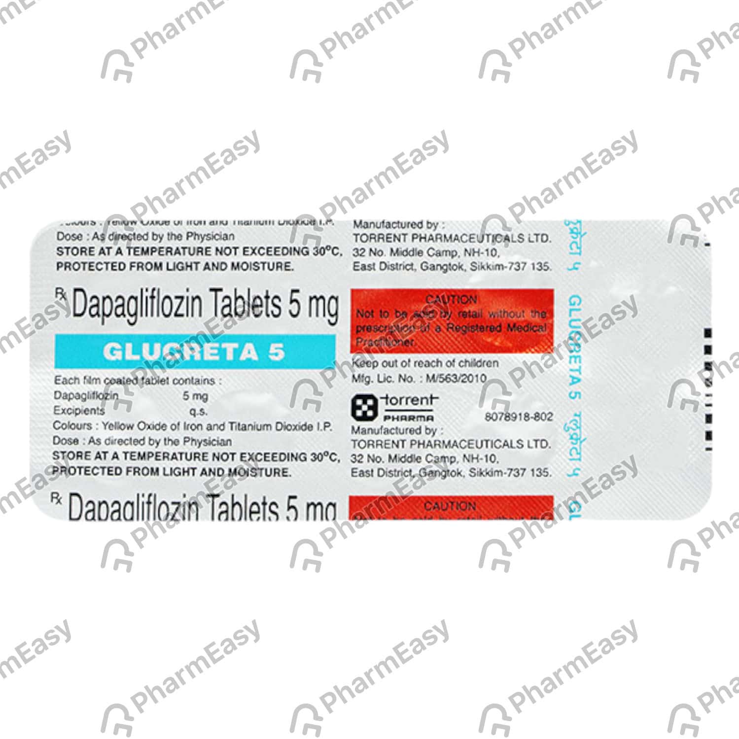 Glucreta 5 MG Tablet (10): Uses, Side Effects, Price & Dosage | PharmEasy