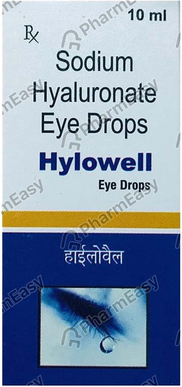 Hylowell 0.1 %W/V Eye Drop (10): Uses, Side Effects, Price & Dosage ...
