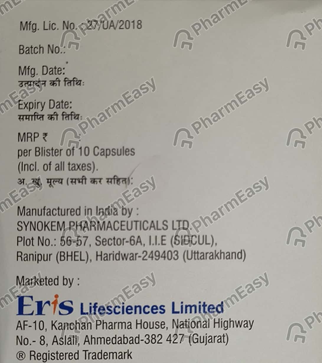 Crevast A 20/75mg Strip Of 10 Capsules: Uses, Side Effects, Price ...